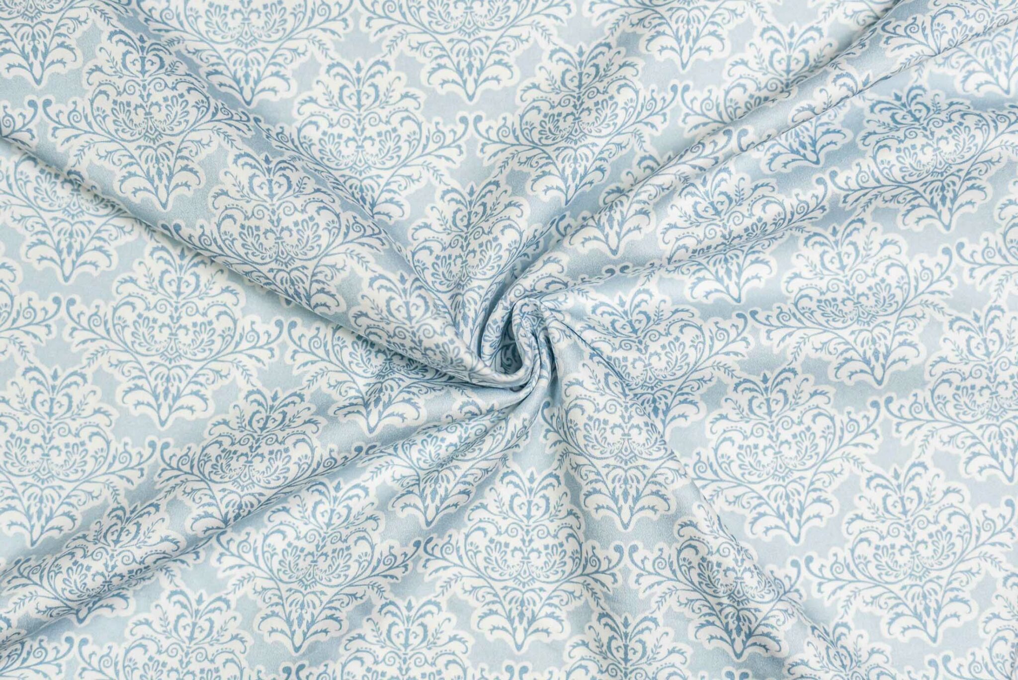 BIO-Baumwollstoff petrol hell Allover - Salzburger Heimatwerk